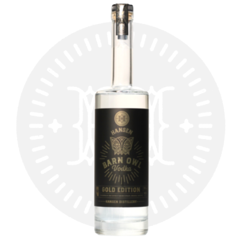 Barn Owl GOLD Vodka | Hansen Distillery
